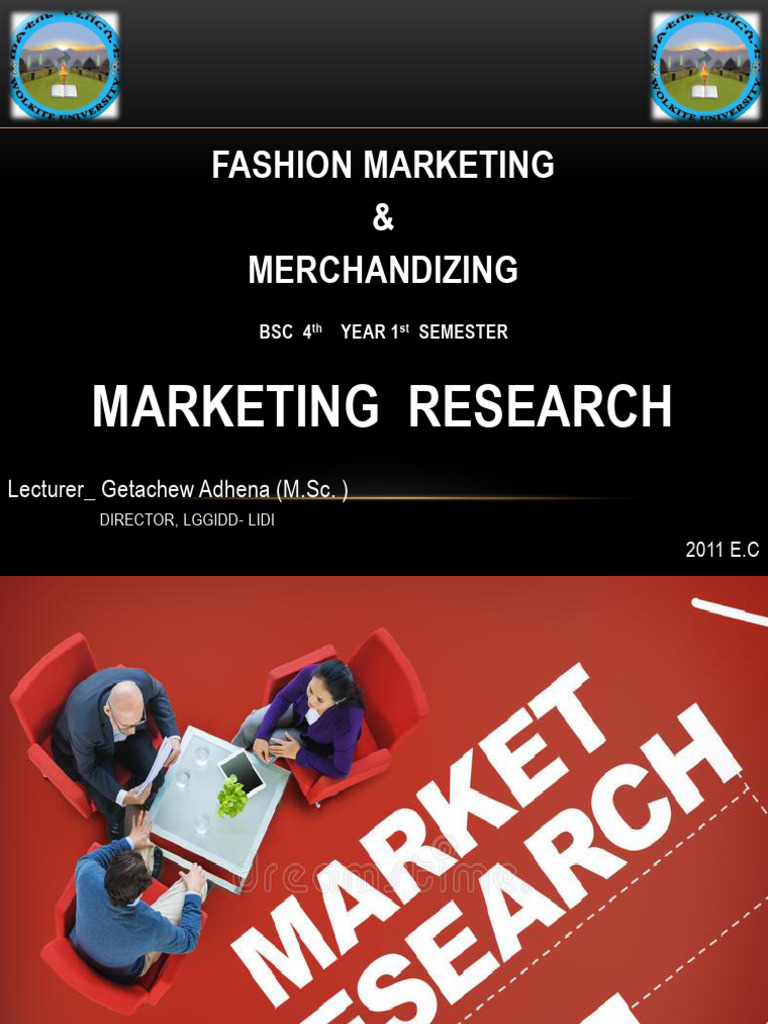 Fashion Design Student Market Research Approaches PDF Survey