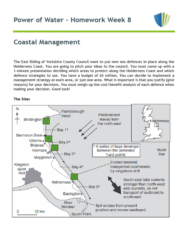 Homework Week 8 - Coastal Management | PDF | Coastal Geography