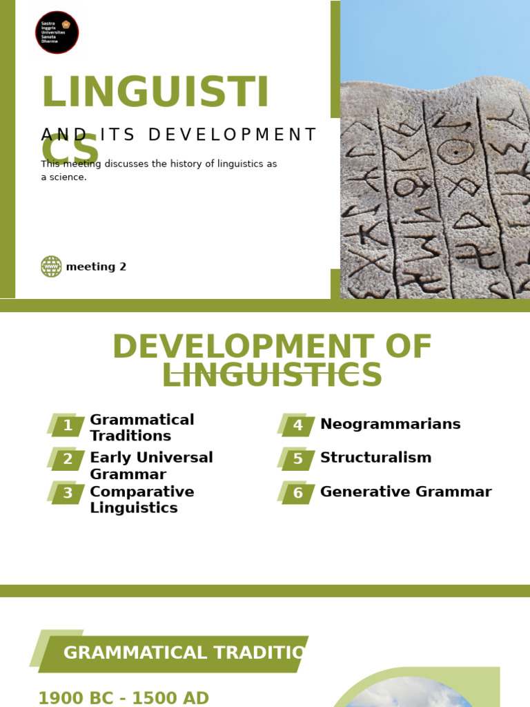 History of Linguistics Development | PDF | Linguistics | Grammar