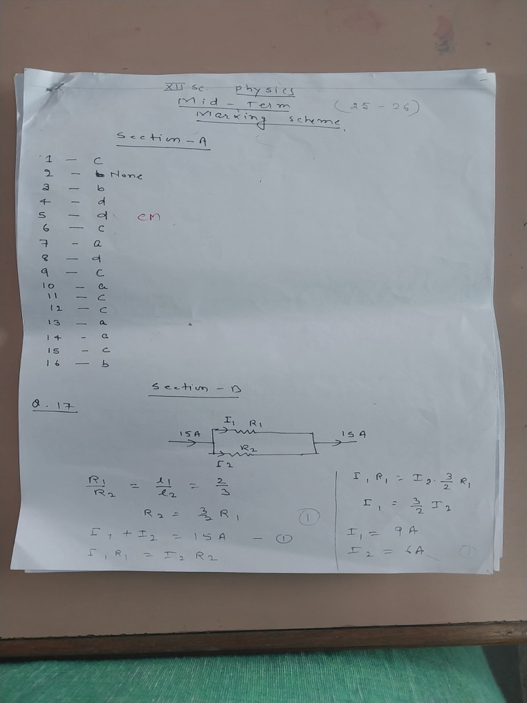 Mid Term Answer Sheet Pdf