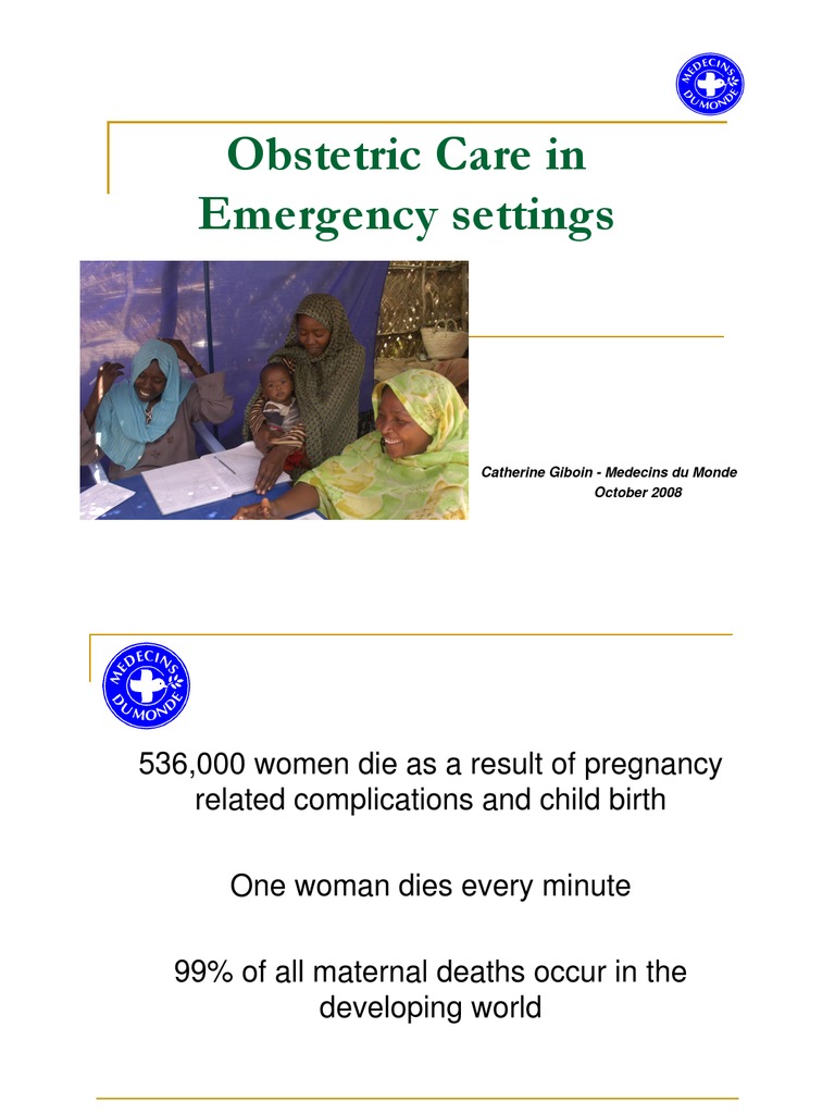 Emergency Obstetric Care Strategies | PDF | Maternal Death | Childbirth