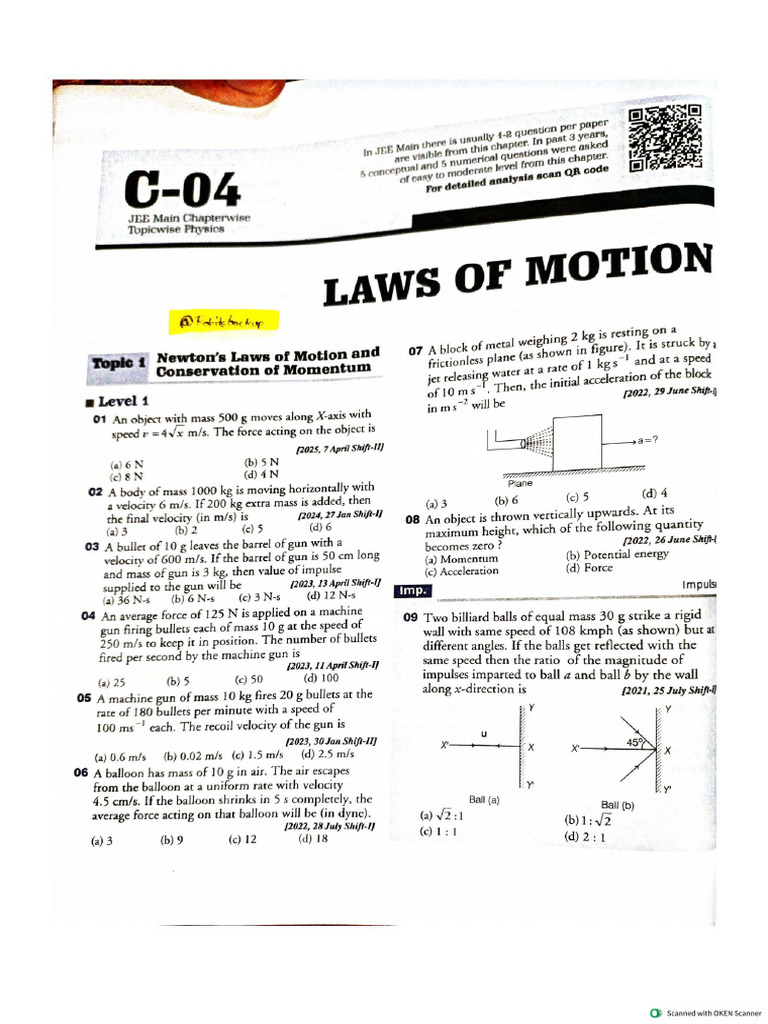 Newton Law of Motion | PDF