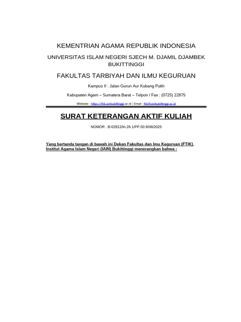 Kementrian Agama Republik Indonesia | PDF