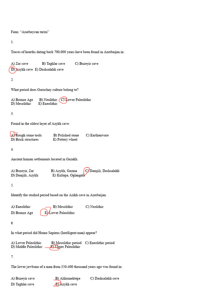 Final Exam History Questions | PDF