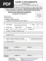 IUM Undergraduate Application Form | PDF