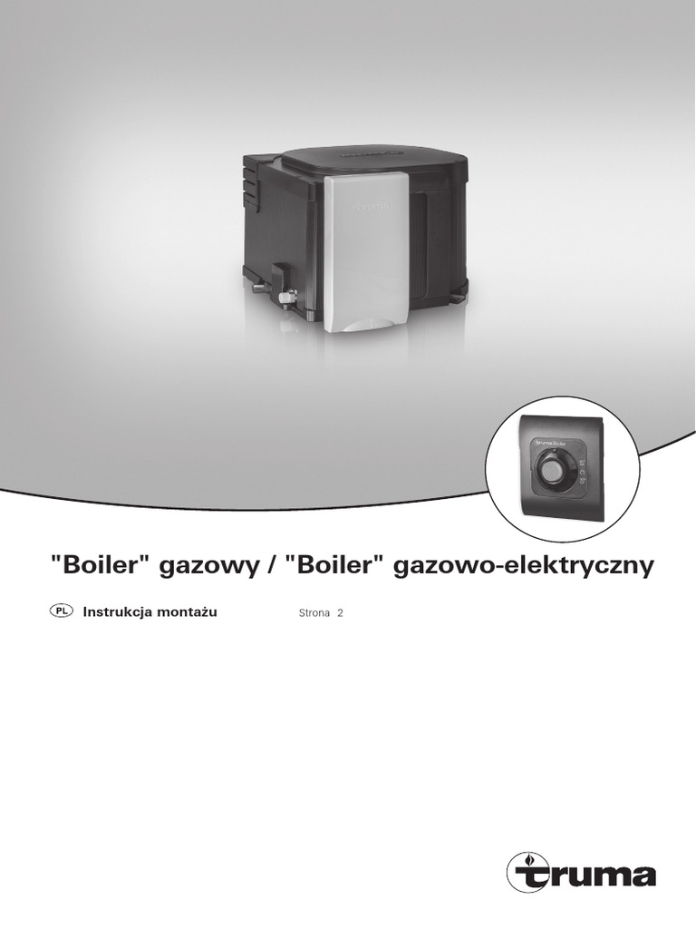 Truma Watersystems Boiler Bg10 Bge10 Installation Operating PL | PDF
