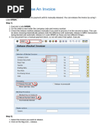 Displaying Invoices in SAP MIR4/MIR6 | PDF | Finance & Money Management