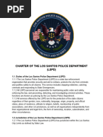 LSPD Patrolman Internal Rules Guide | PDF | Speed Limit | Crime & Violence