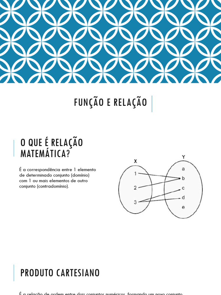 Funções e Relações Matemáticas Explicadas | PDF | Função (Matemática ...