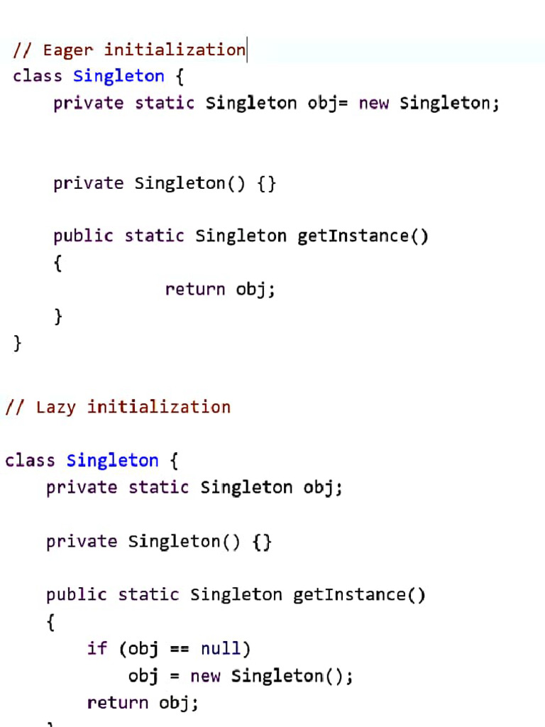 Singleton | PDF