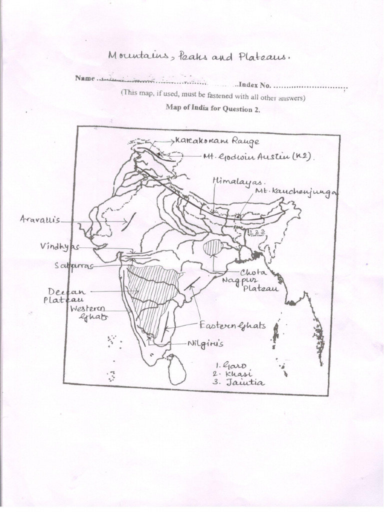 Class X Map Pointing | PDF
