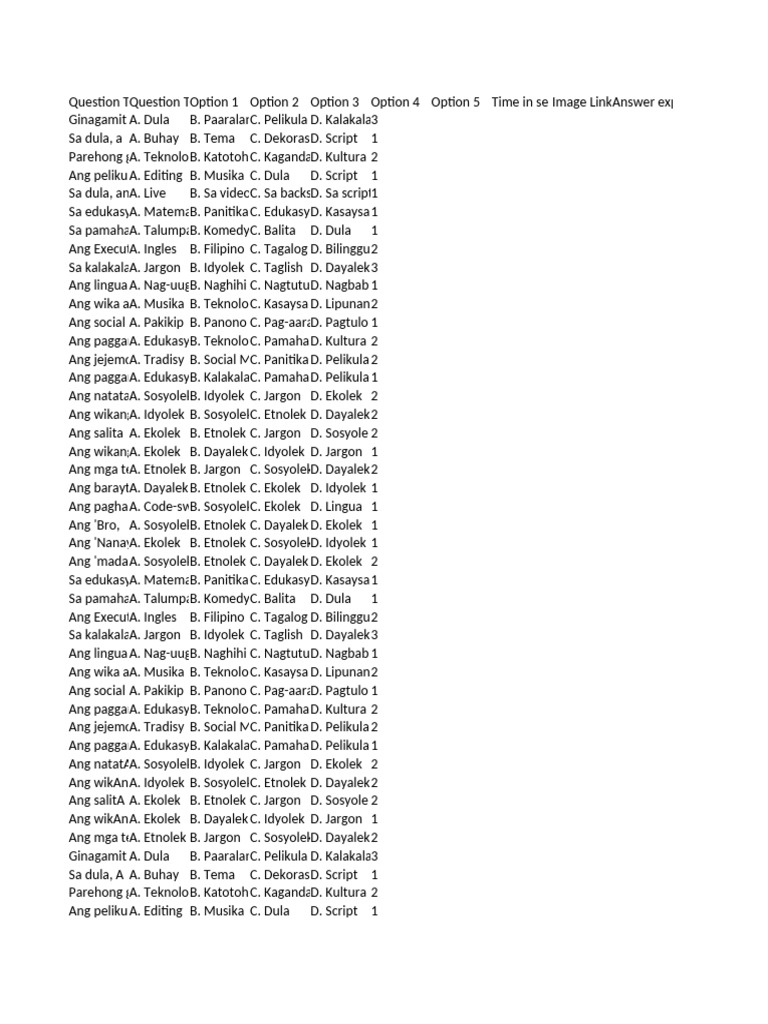 KOMPAN 50 Questions Formatted | PDF