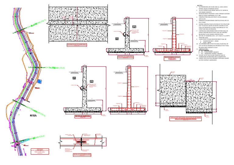 GUARD WALL-R1.0-01 (1) | PDF | Concrete | Building Technology