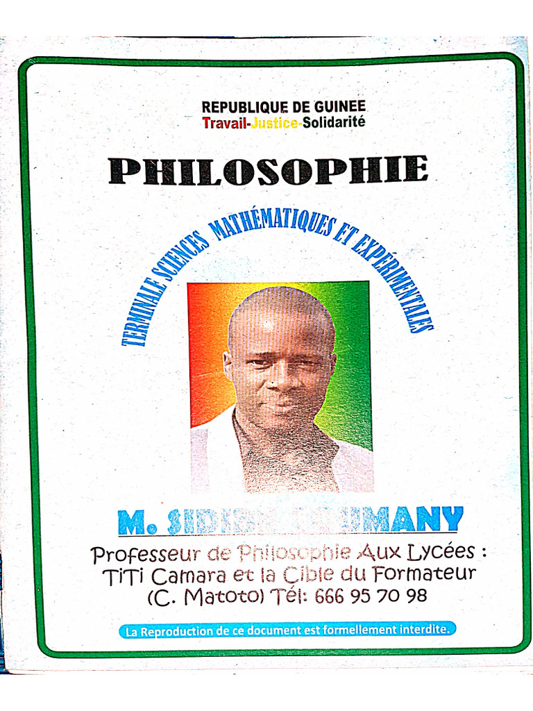 Philosophie TSE TSM | PDF