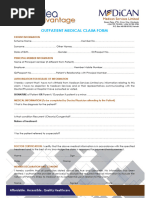 Cic Claim Form | PDF | Medical Diagnosis | Diseases And Disorders