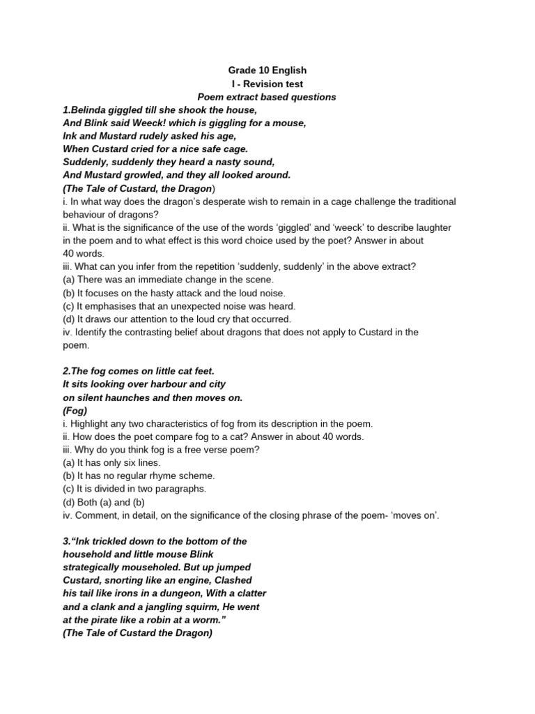 Analyzing Repetition in Poetry | PDF | Poetry