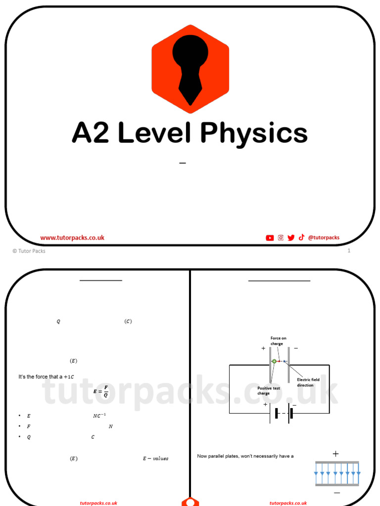 A2 Physics: Understanding Electric Fields | PDF | Electric Field ...