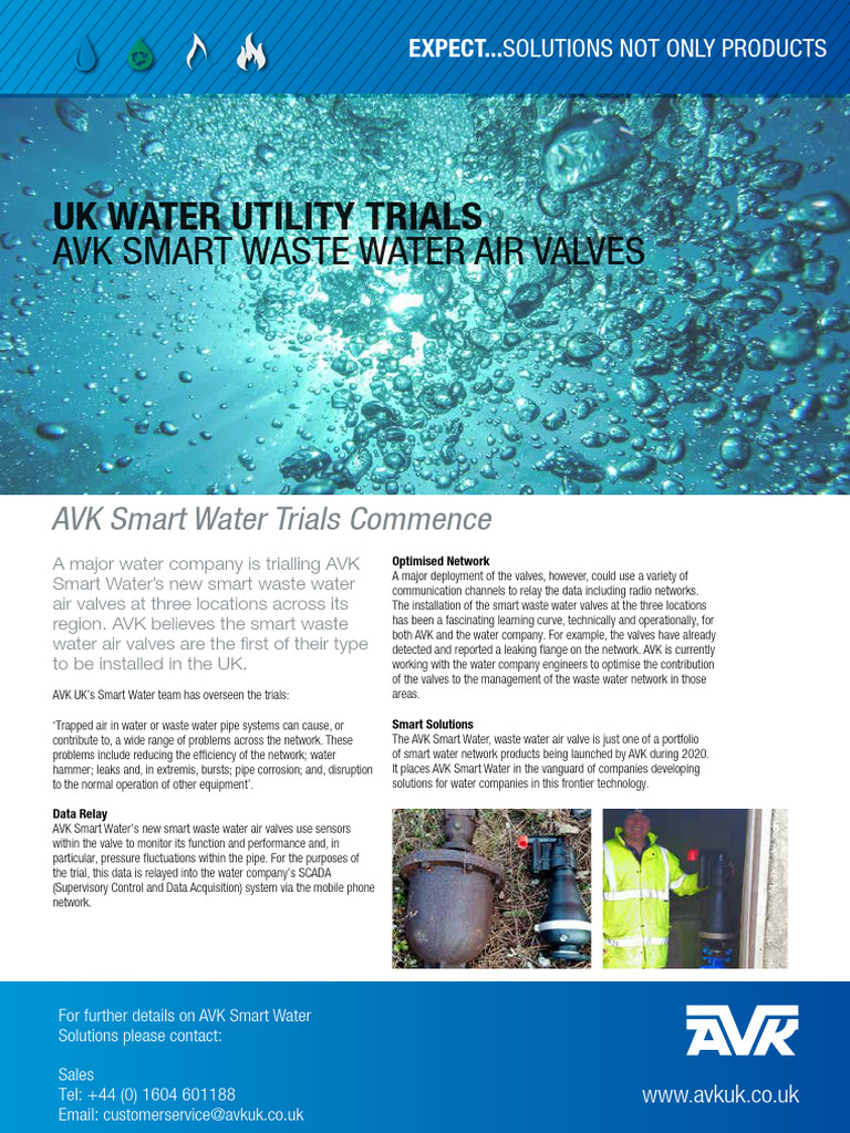 AVK Smart Water Case Study Air Valve | PDF | Scada
