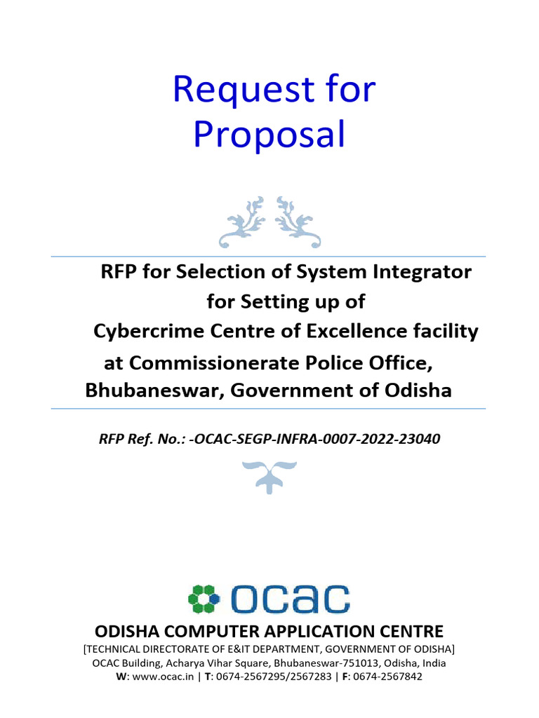 RFP CoE | PDF | Computer Security | Security