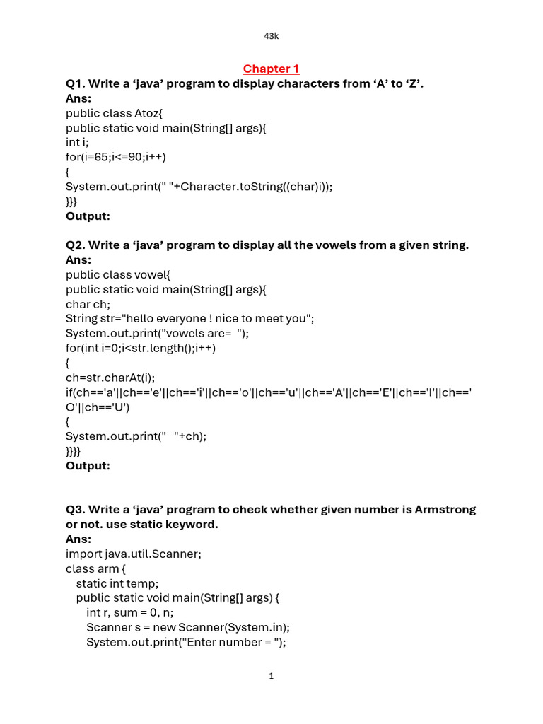 java doc | PDF | Area | Integer (Computer Science)