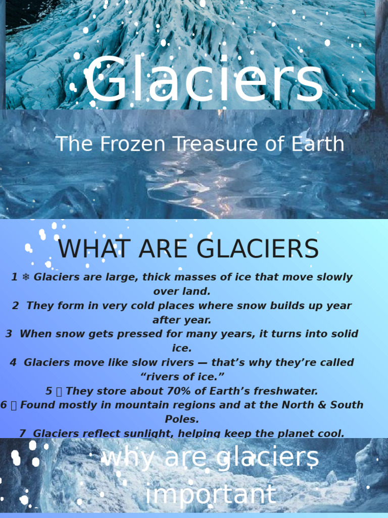 Glaciers | PDF | Climate Change | Earth Sciences