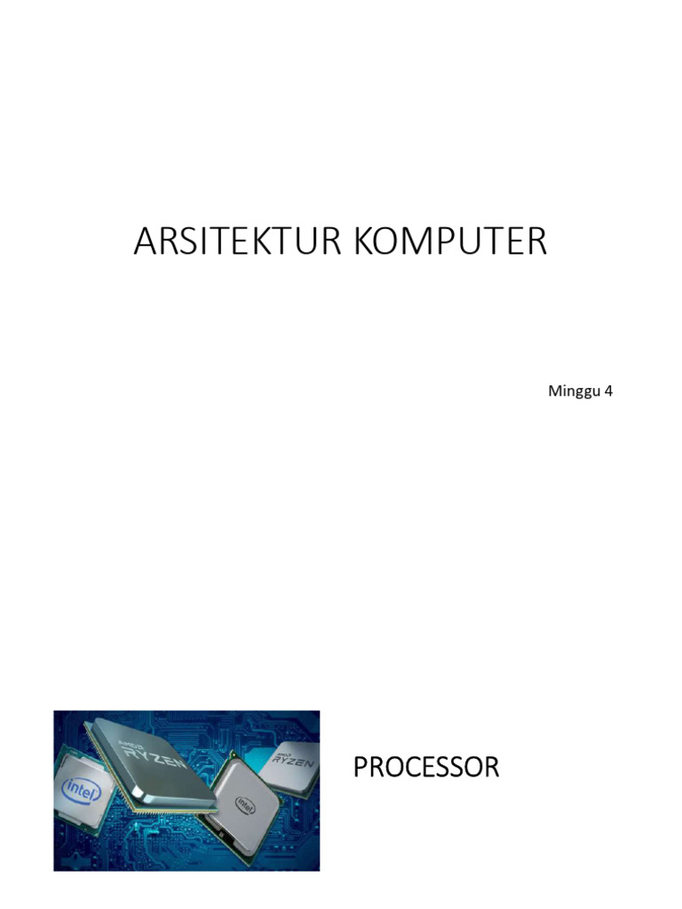 Pertemuan 3 Arsitektur Komputer | PDF