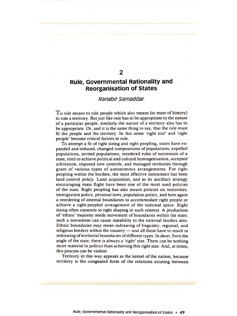 Ranbir Samaddar | PDF