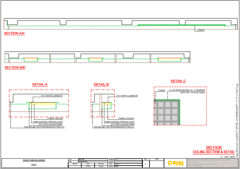 3rd Floor Ceiling Section Detail | PDF