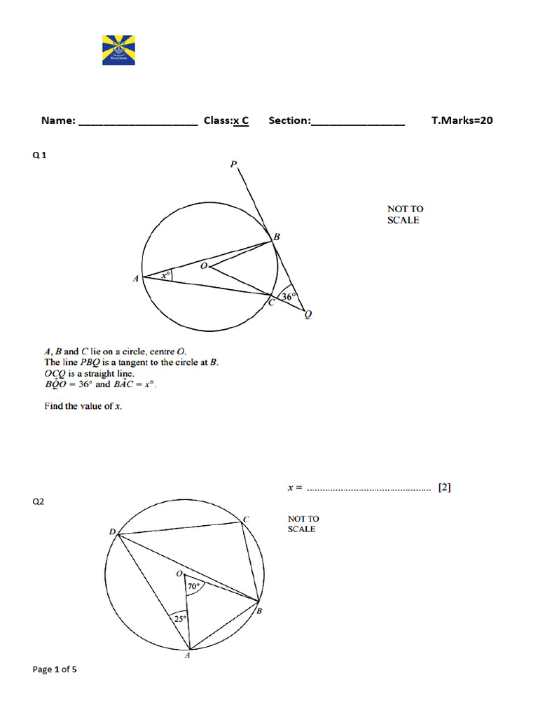 Circle Theorem 4024 | PDF