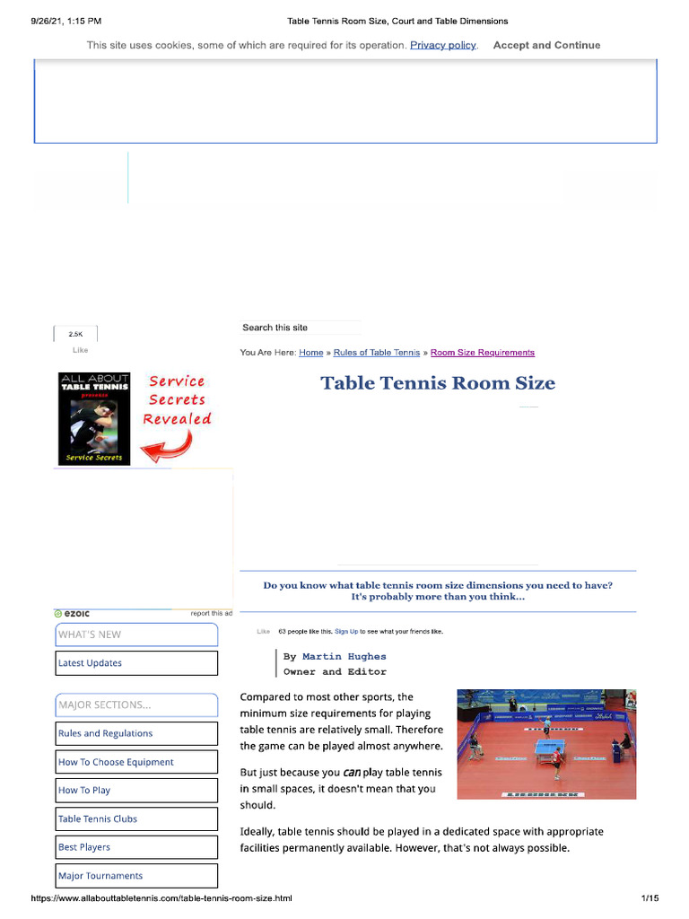 All About Table Tennis | PDF