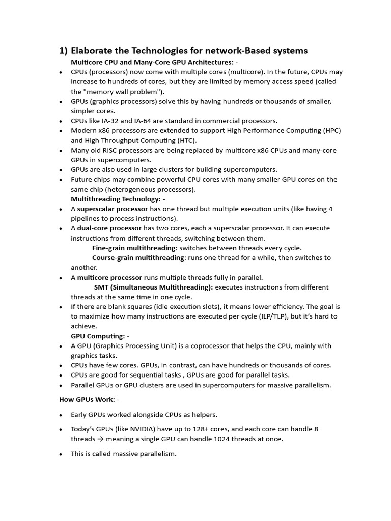 cloud-computing-mid1_answers | PDF | Virtual Machine | Multi Core Processor