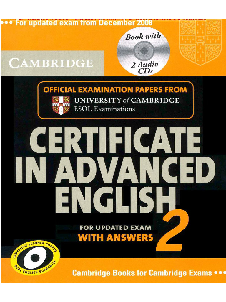 Cambridge Cae - Book 2 - r+w+Uoe - Test 1 | PDF