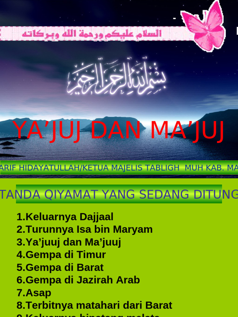 Tentang YA'JUJ DAN MA'JUJ | PDF