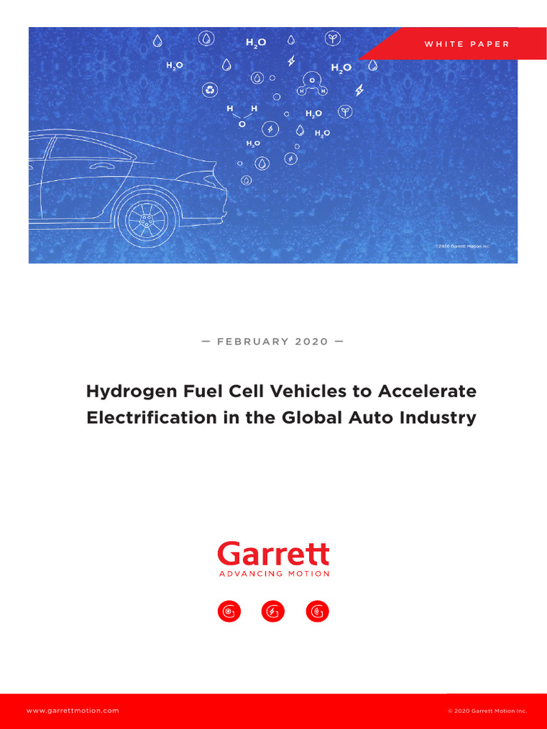 Garrett Motion - Whiyepaper - Hydrogen Fuel Cell Vehicles To Accelerate ...