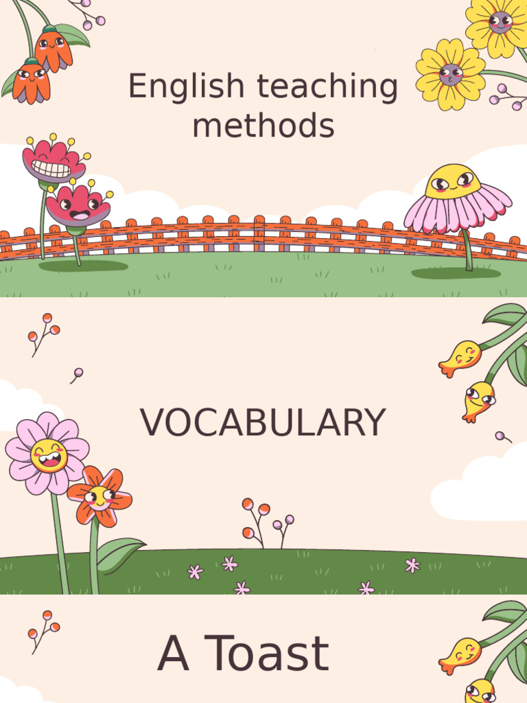 English Vocabulary Teaching Methods | PDF
