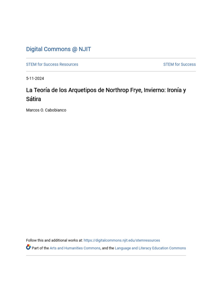 Northrop Frye, Invierno - Ironía y Sátira | PDF | Edipo | Sófocles