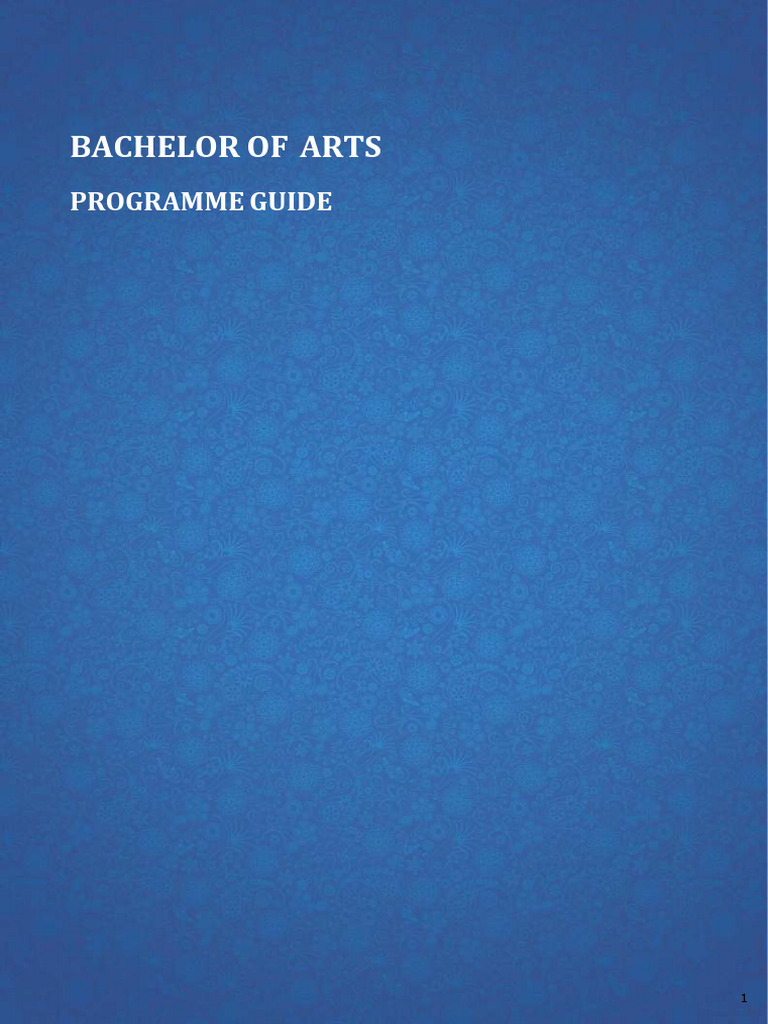 Bachelor of Arts | PDF | Part Of Speech | Microsoft Word