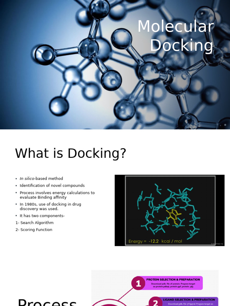 Molecular Docking | PDF