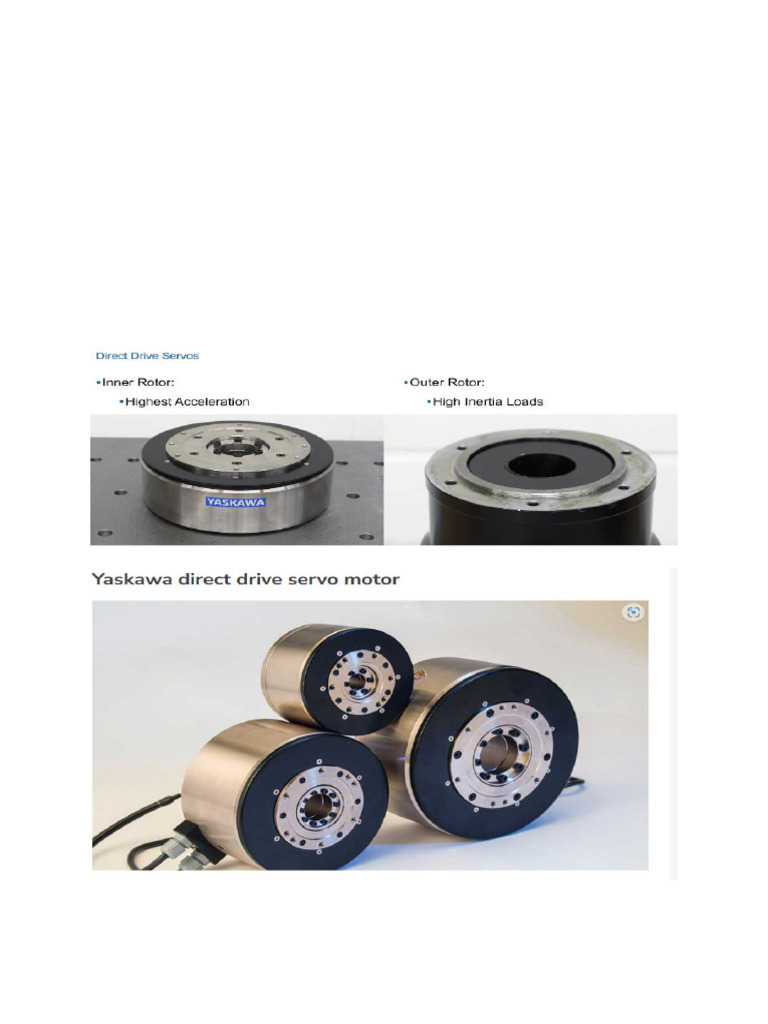 Direct Drive Motor Types and Benefits | PDF