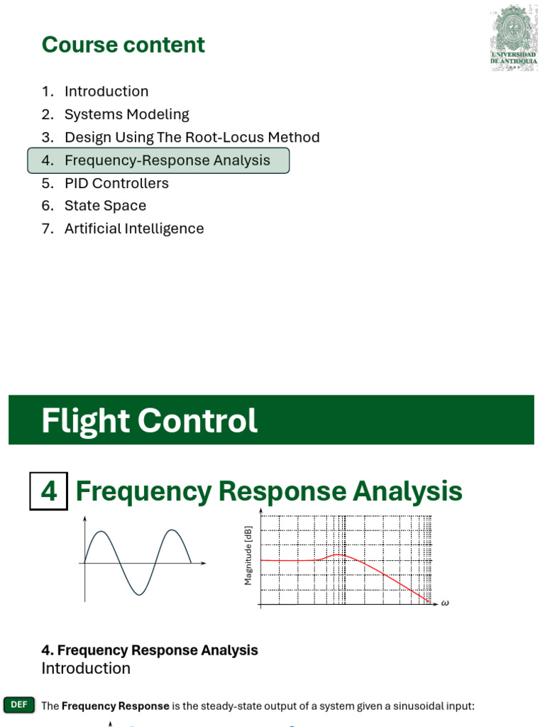 Frequency Response Analysis in Control Systems | PDF | Electronics ...