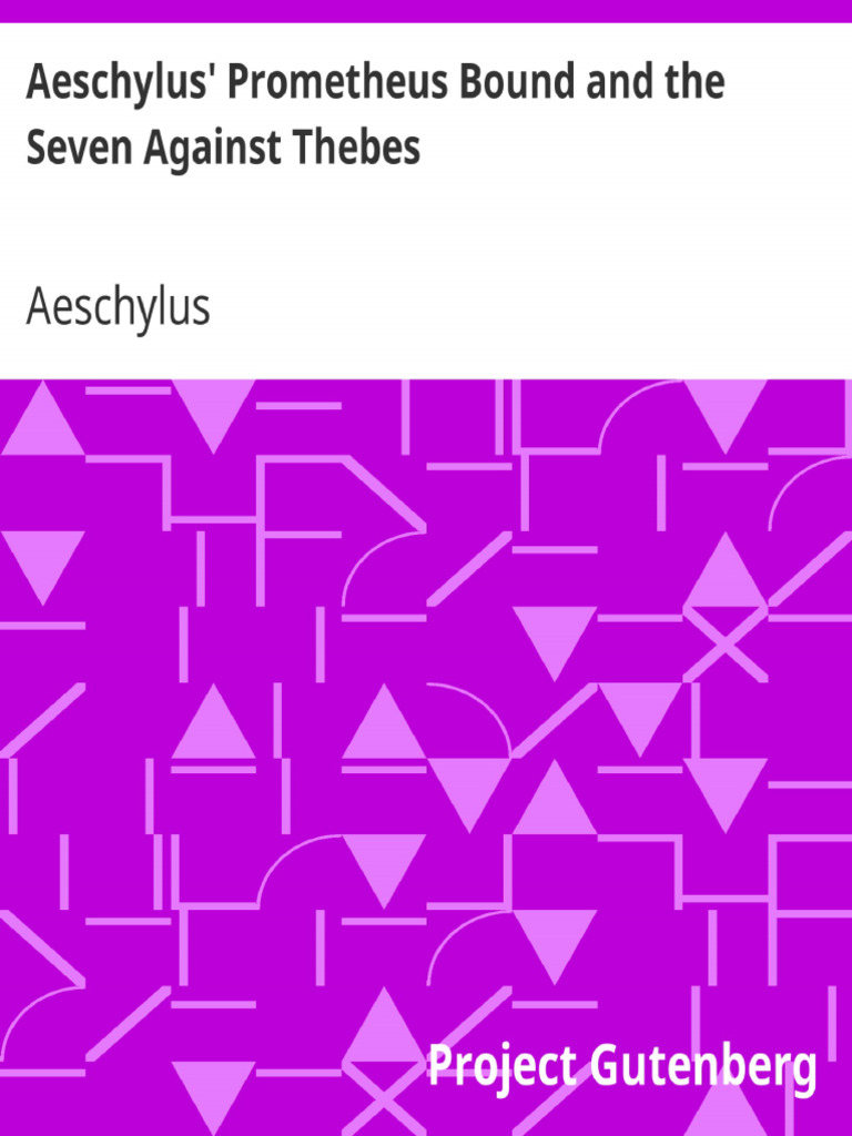 Aeschylus' Prometheus Bound and - Aeschylus | PDF | Aeschylus