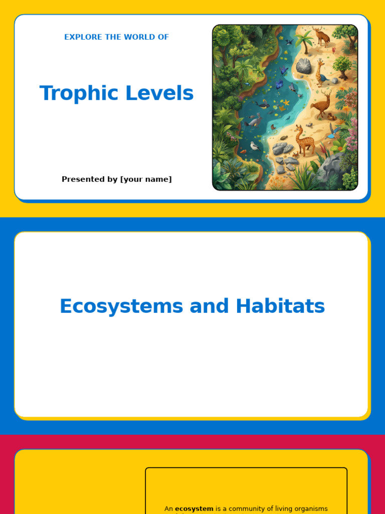 Presentation - Trophic Levels | PDF | Food Web | Ecosystem