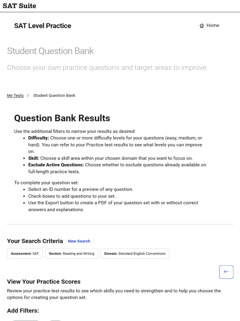 SAT Reading and Writing Practice Questions | PDF | Grammatical Number ...