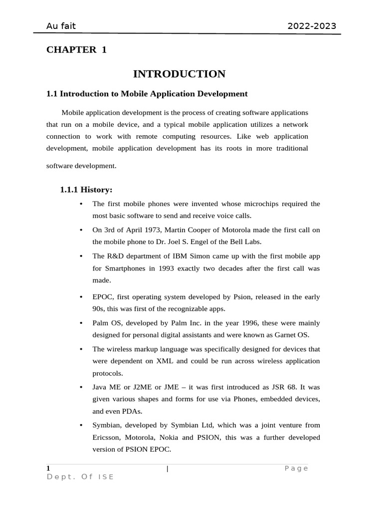 Mad Report Finallp (1) | PDF | Android (Operating System) | Java (Programming Language)