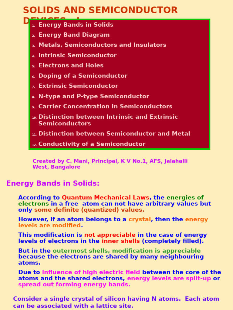 14 Semiconductor Elctronics 2d Solids - and - Semiconductor - Devices ...
