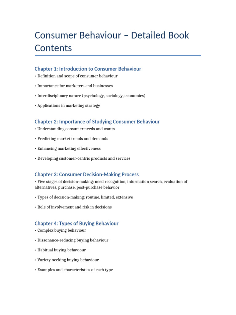 Understanding Consumer Behaviour Insights | PDF | Consumer Behaviour ...