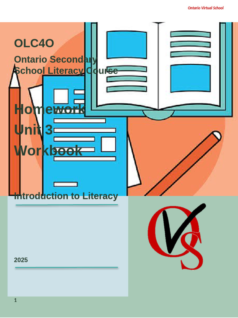 Ontario Literacy Course Unit 3 Workbook | PDF | Recycling | Trees