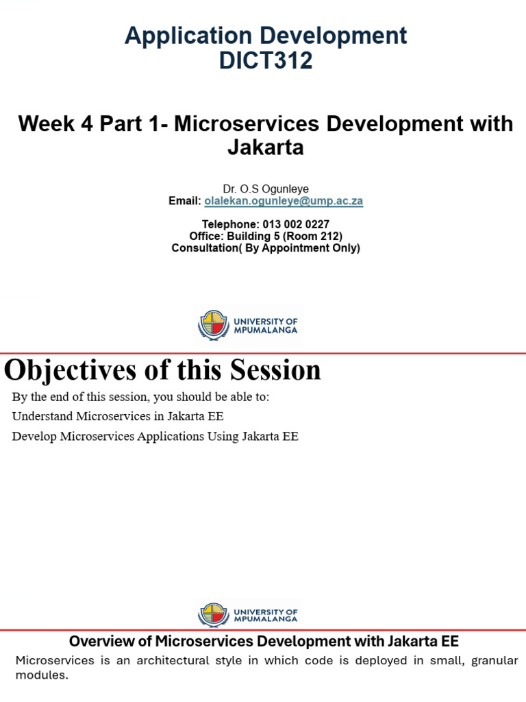 Microservices Development With Jakarta | PDF | Java Script | Software Development