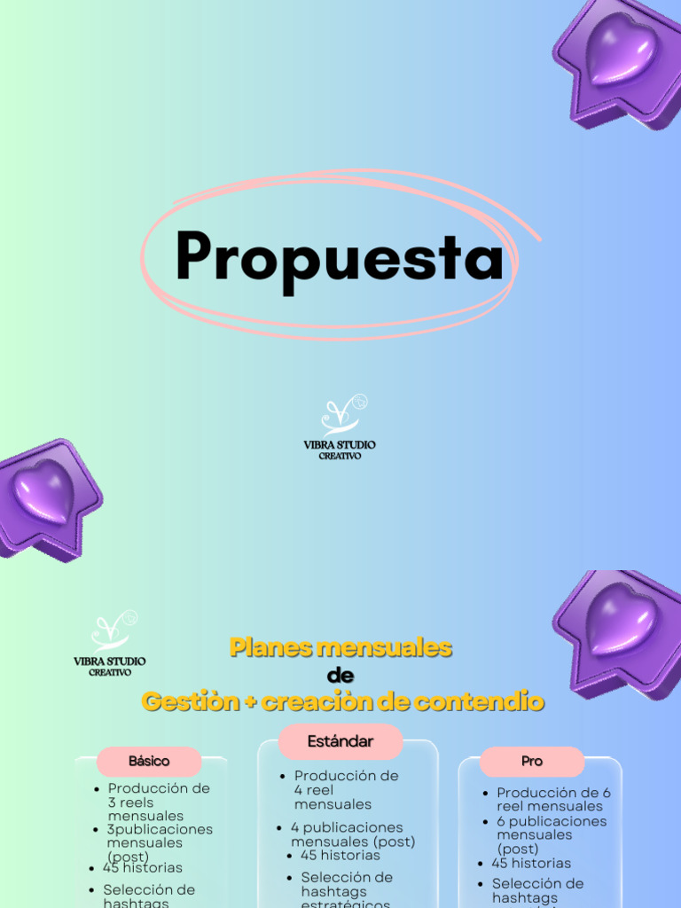 Planes Redes Sociales | PDF