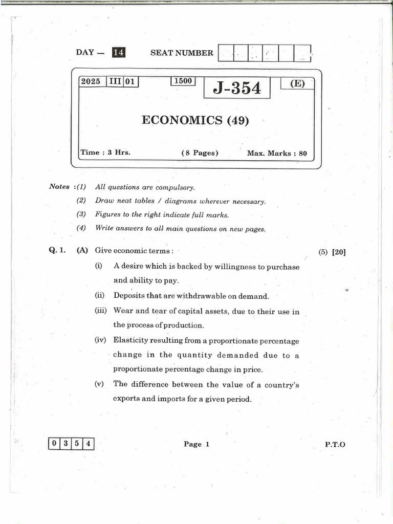 Economics (English) | PDF